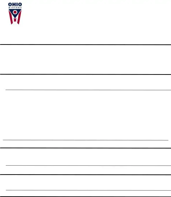 Fill in a Valid Ohio Historical Society Template Here » Ohio Documents ...
